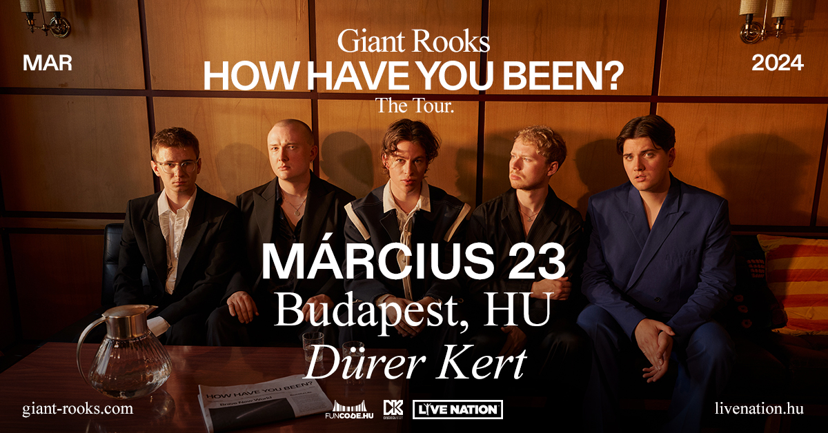 Giant Rooks – monumentális indie-rock himnuszok a Dürer Kertben ...